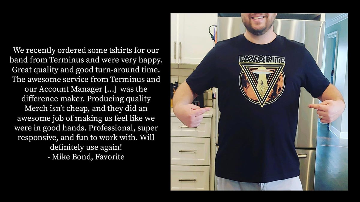 Custom Band Merch | Terminus Tees